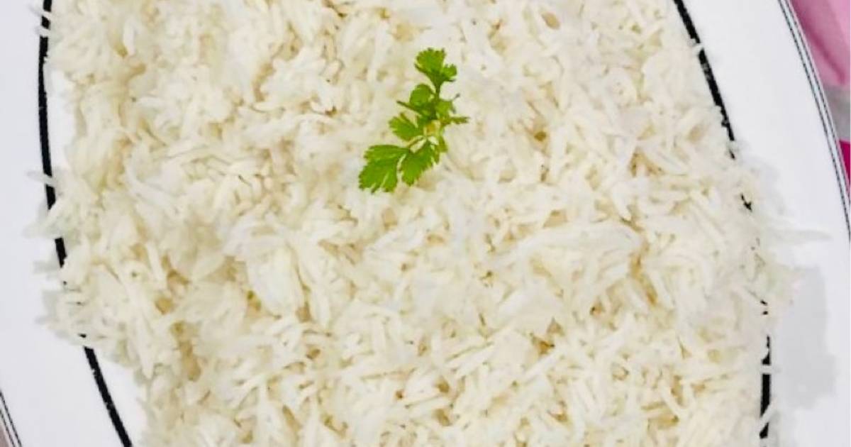 White boiled rice Recipe by Sarosh Zeeshan - Cookpad
