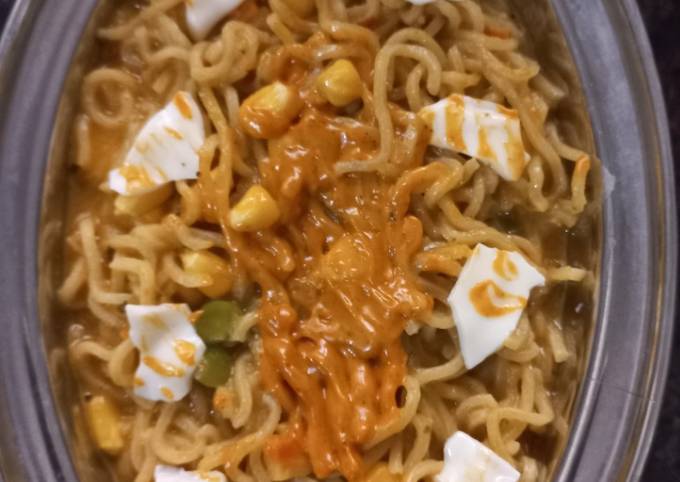 Tandoori Mayo Corn Cheese Maggi Recipe by Prachi Phadke Puranik - Cookpad