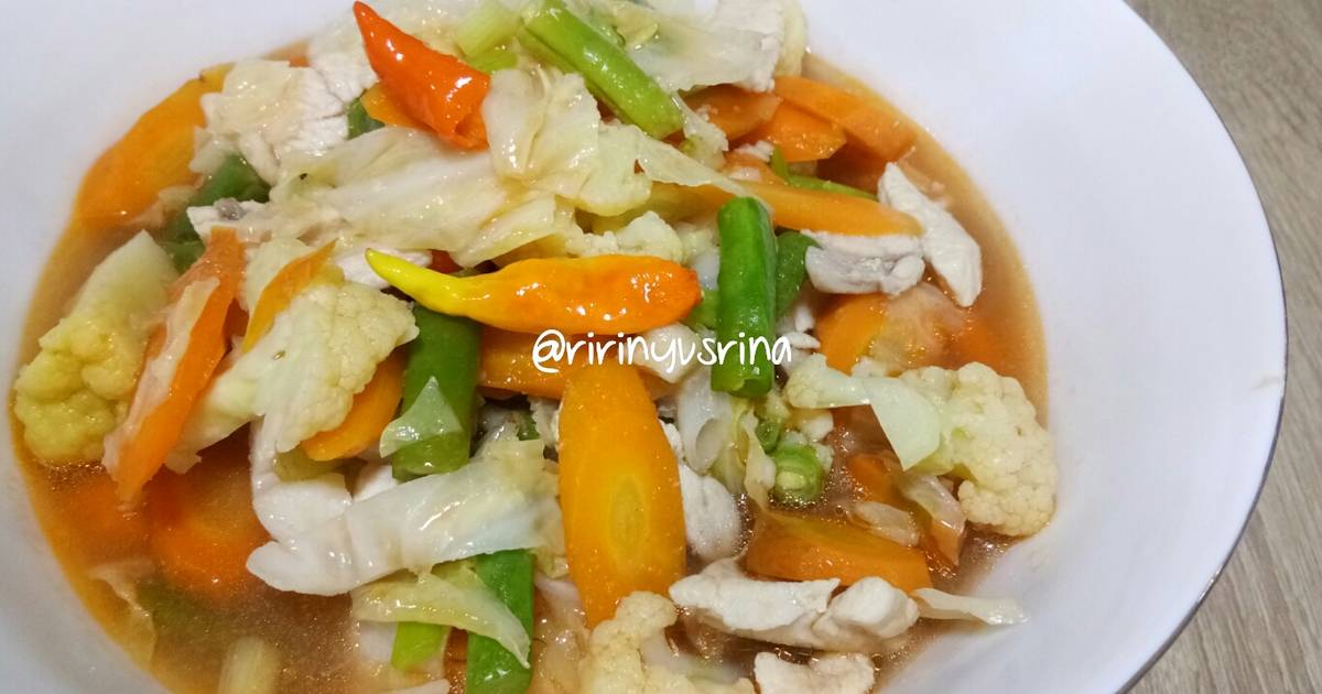 Resep Cap Cay Ayam oleh Ririnyusrina - Cookpad