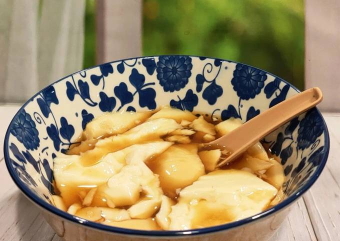 Resep Dou Hua - 豆花 - Tauhwa - Kembang Tahu Kuah Jahe oleh Finny ...