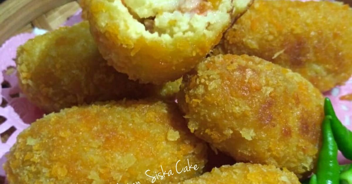 Resep Croquette / Kroket Kentang / Camilan Gurih #Snack oleh Siska Dian ...