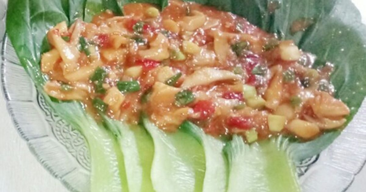 Resep Pakcoy Saus Jamur Tiram #5reseppertamaku oleh Auly Hamim - Cookpad