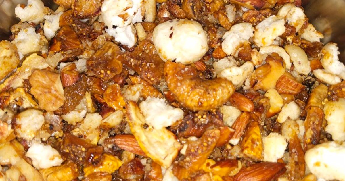Caramelized Dry Fruits Recipe by Mukta Shukla - Cookpad