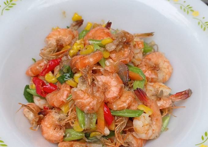 Resep Oseng Udang Pelangi Oleh Ana Rafa Fadhlillah Cookpad