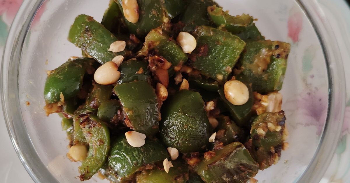 Capsicum Subji Recipe by Renukabala - Cookpad