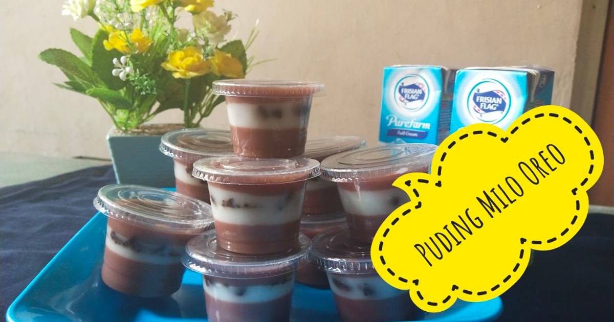 Resep Puding Milo Oreo oleh Leny Handayani - Cookpad