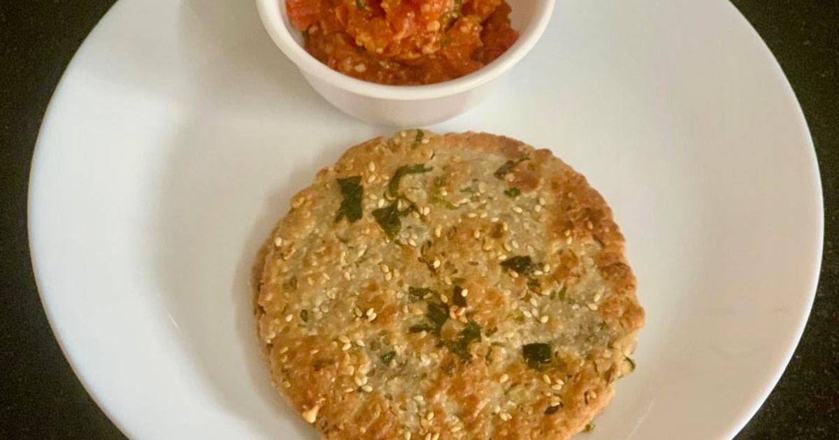 Oats Jeera Bhakri With Tomato 🍅 Peanut 🥜 Chutney Recipe by Alka ...