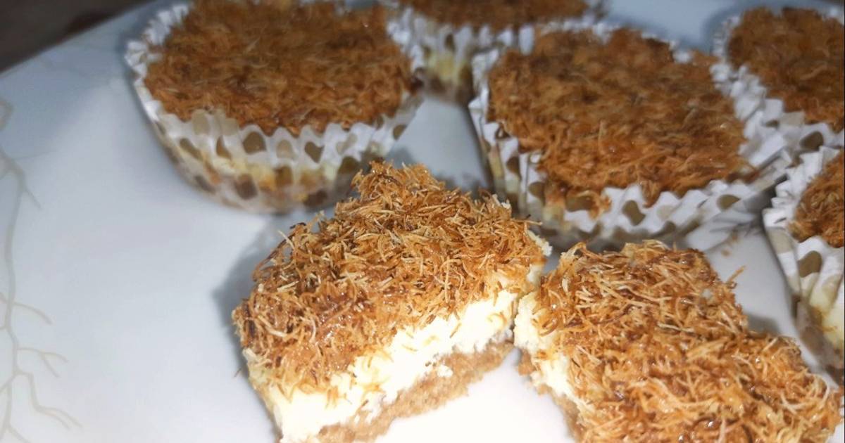 Knafeh or Chinese vermicelli cheesecake 😋 Recipe by atronyskitchen ...
