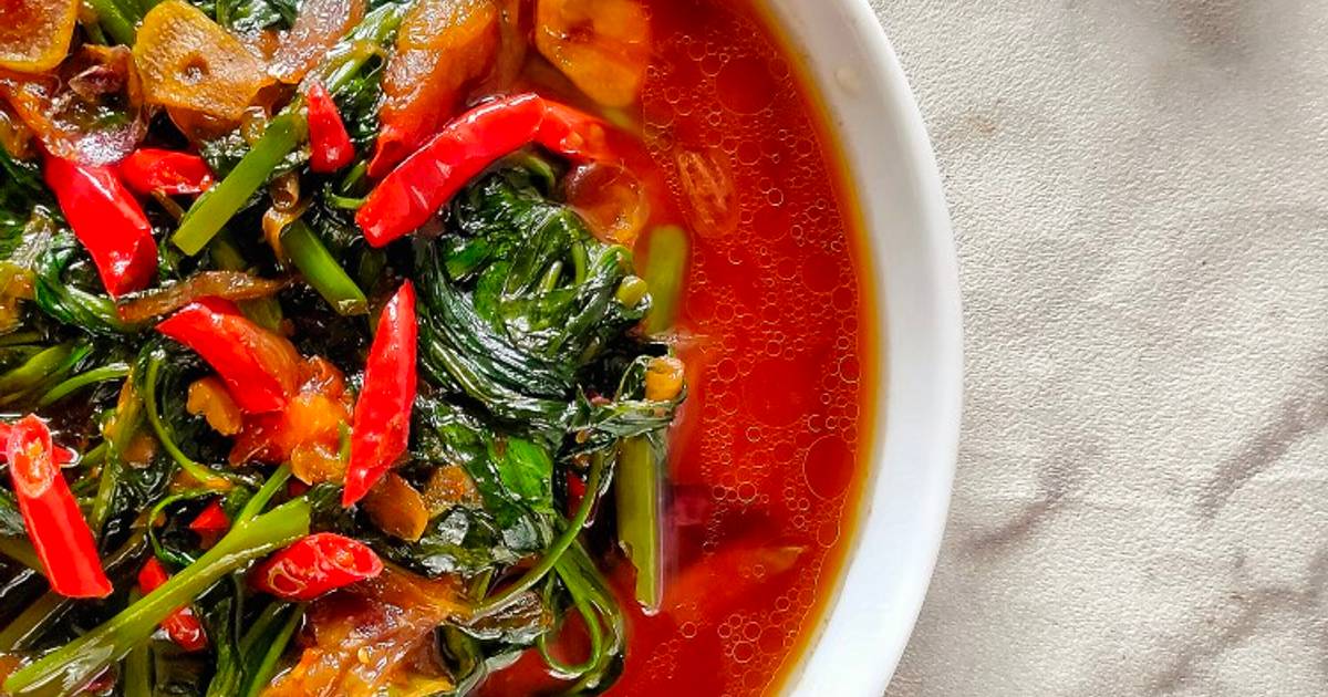 Resep Tumis Kangkung Saos Tiram Ala Resto Oleh Ratihang Cookpad