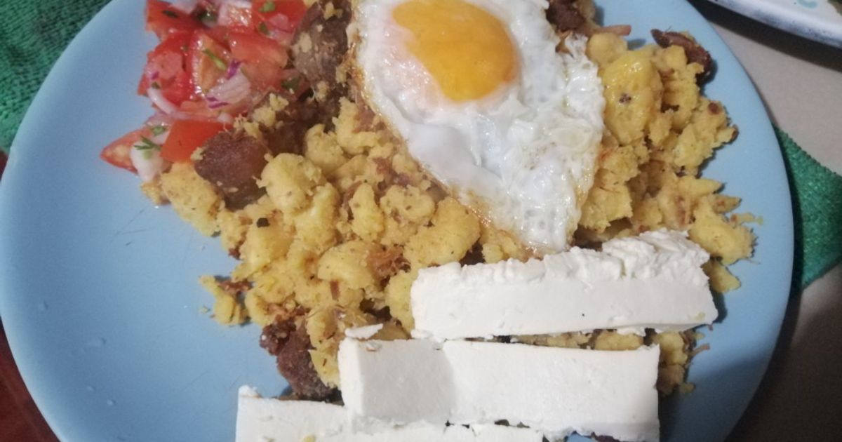 Molido De Verde Con Chicharrón Receta de Jessy Martínez- Cookpad