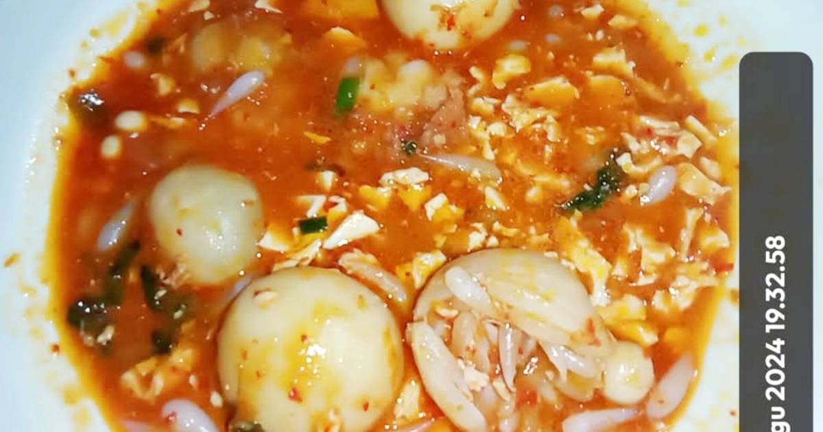 Resep Seblak Telur Gurita Semi Pedas oleh Luckiest Girl - Cookpad