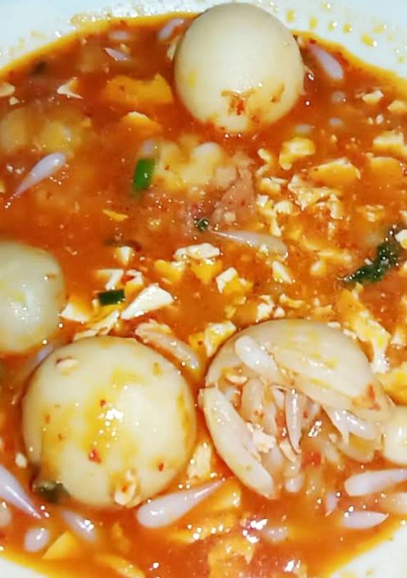 Resep Seblak Telur Gurita Semi Pedas oleh Luckiest Girl - Cookpad