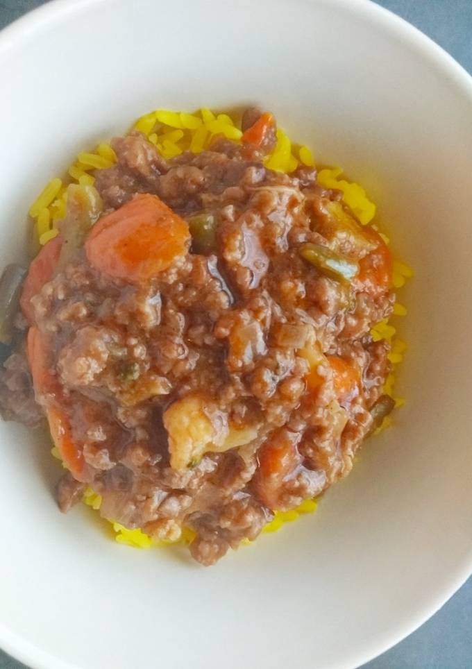 Mince and Rice Recipe by Ntuntu - Cookpad