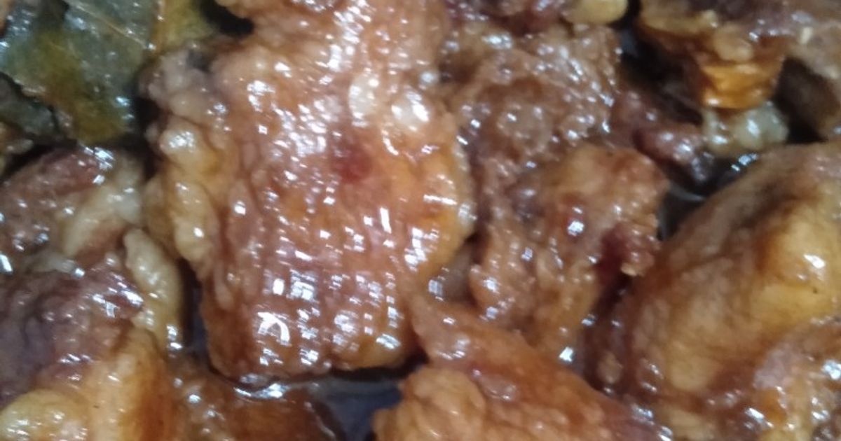 Resep kerecek gajih sapi rumahan enak dan mudah - Cookpad