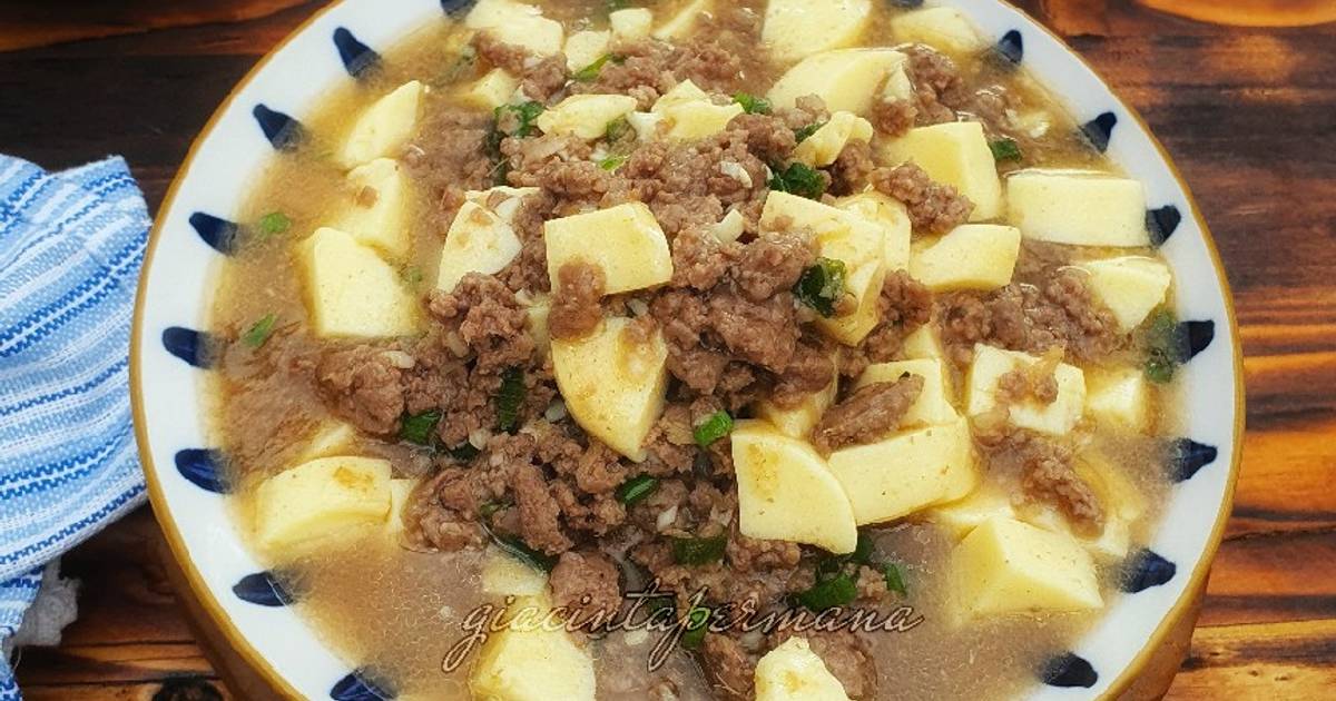 Resep Mun Tahu daging sapi oleh Giacinta Permana - Cookpad