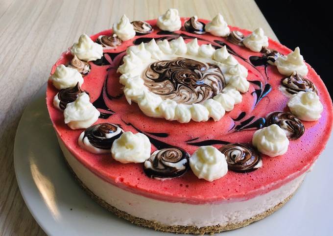 Cheesecake Frutilla Receta de Kuky Kuky- Cookpad