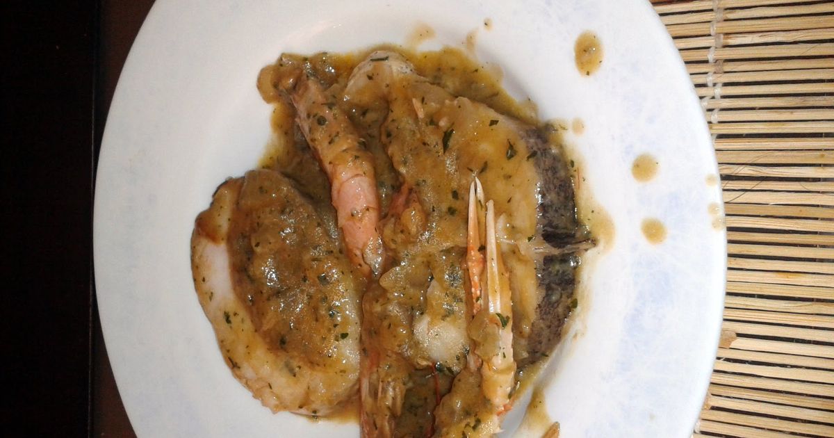 Hake & Shrimps Recipe By Maria Balagué