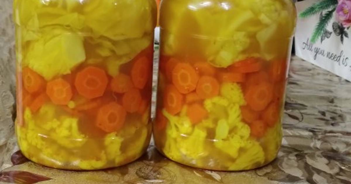 طريقة عمل كبيس زهره وجزر وملفوف😍 على اصولها بطريقة سهلة وسريعة من صفـ ...