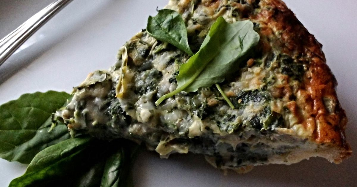 Spinach Artichoke Quiche Recipe By Taylor Topp Comacho