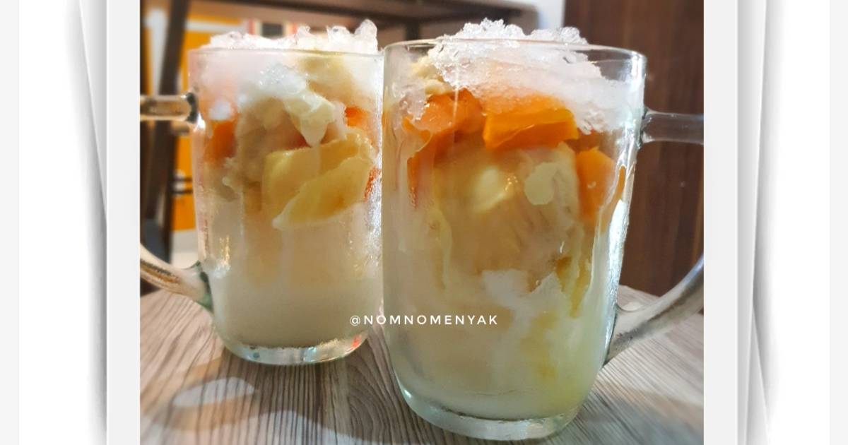 21 resep es durian susu mangga enak dan mudah - Cookpad