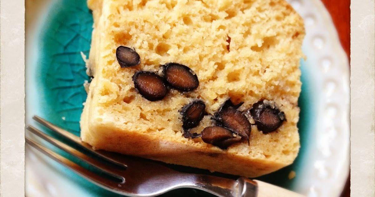 Silken Tofu Pound Cake With 'Kuromame' Cooked Black Soybeans Recipe By ...