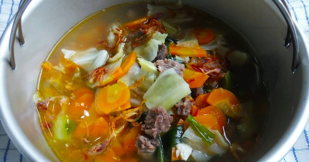 Resep Sop Tetelan Sapi oleh Eka Utami - Cookpad