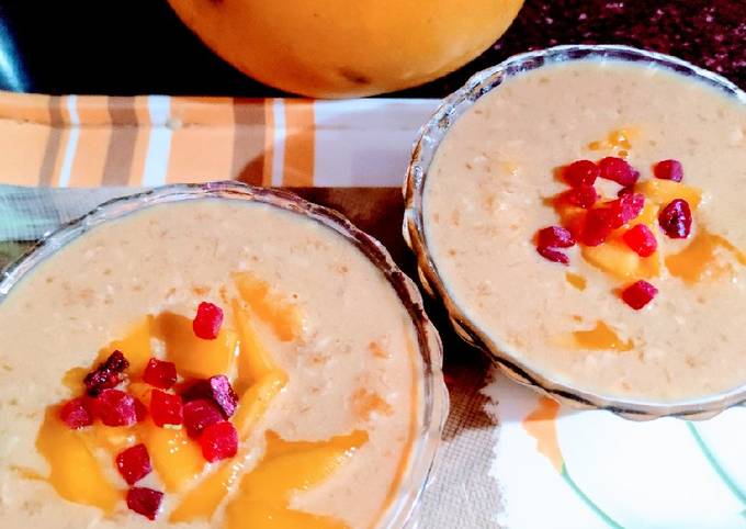 Jaggery mango custard Recipe by Seema Sharma - Cookpad