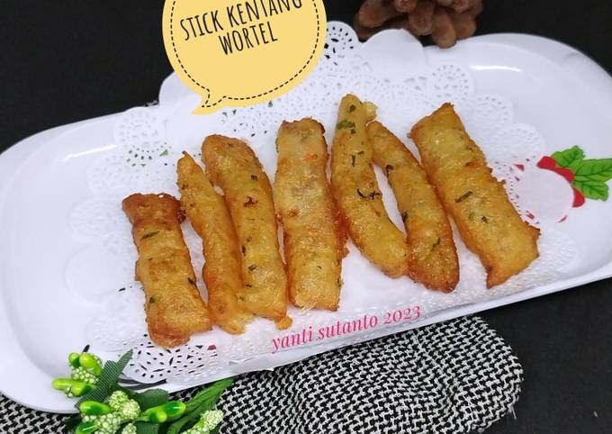 Resep Stick Kentang Wortel (MPASI 9m+) oleh yanti sutanto - Cookpad