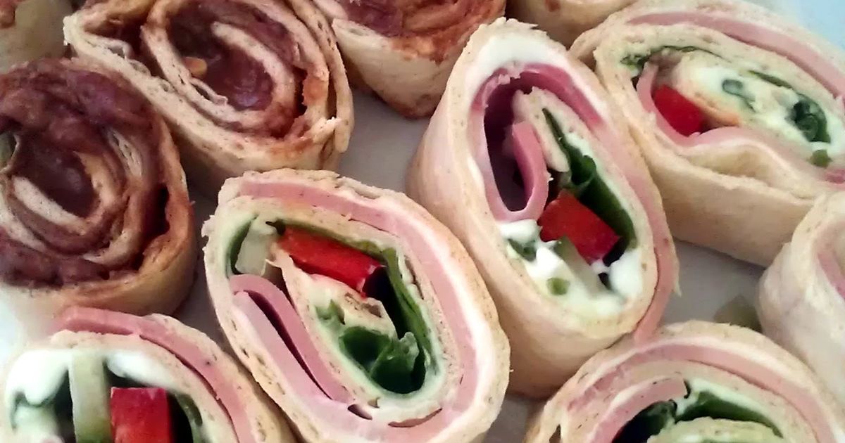 Vickys Various Tortilla Pinwheels, Gf Df Ef Sf Nf Recipe By Vicky@Jacks ...