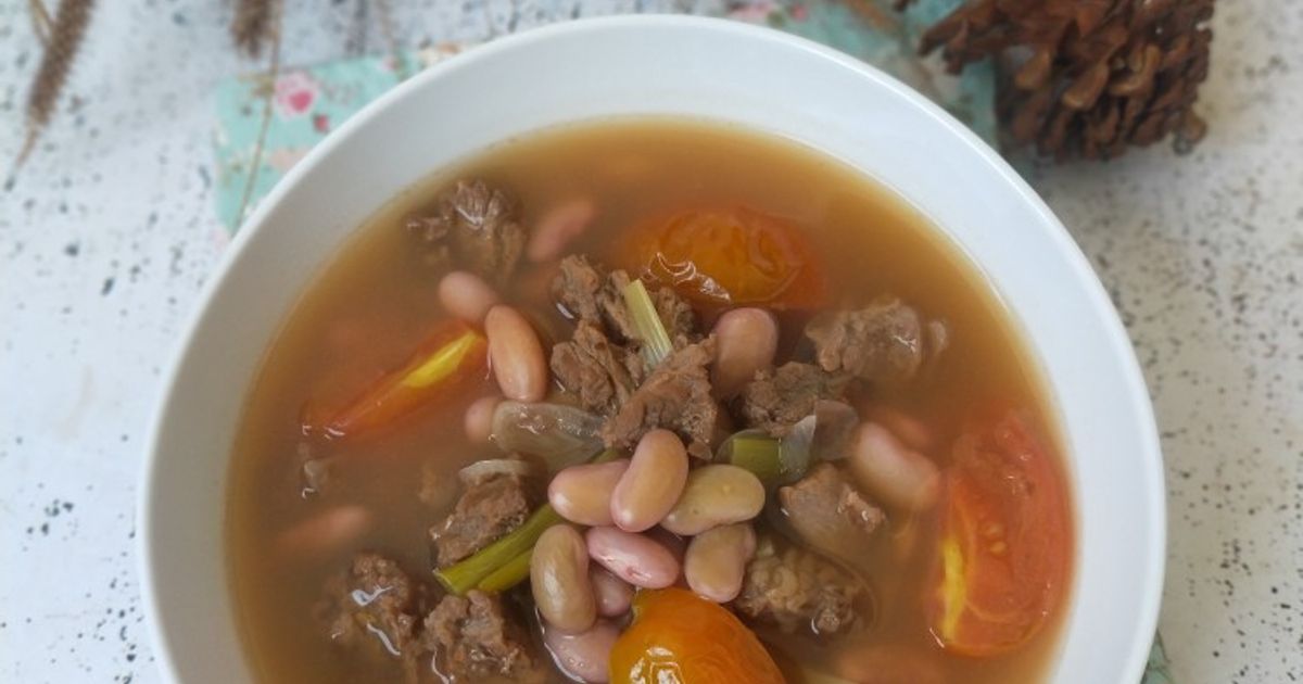 Resep angeun kacang dan daging rumahan enak dan mudah - Cookpad