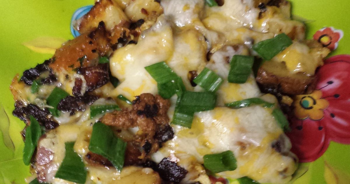 Super Scrumptious Potatoes,Bacon Cheesy Egg Skillet Recipe By Jaime Hammock