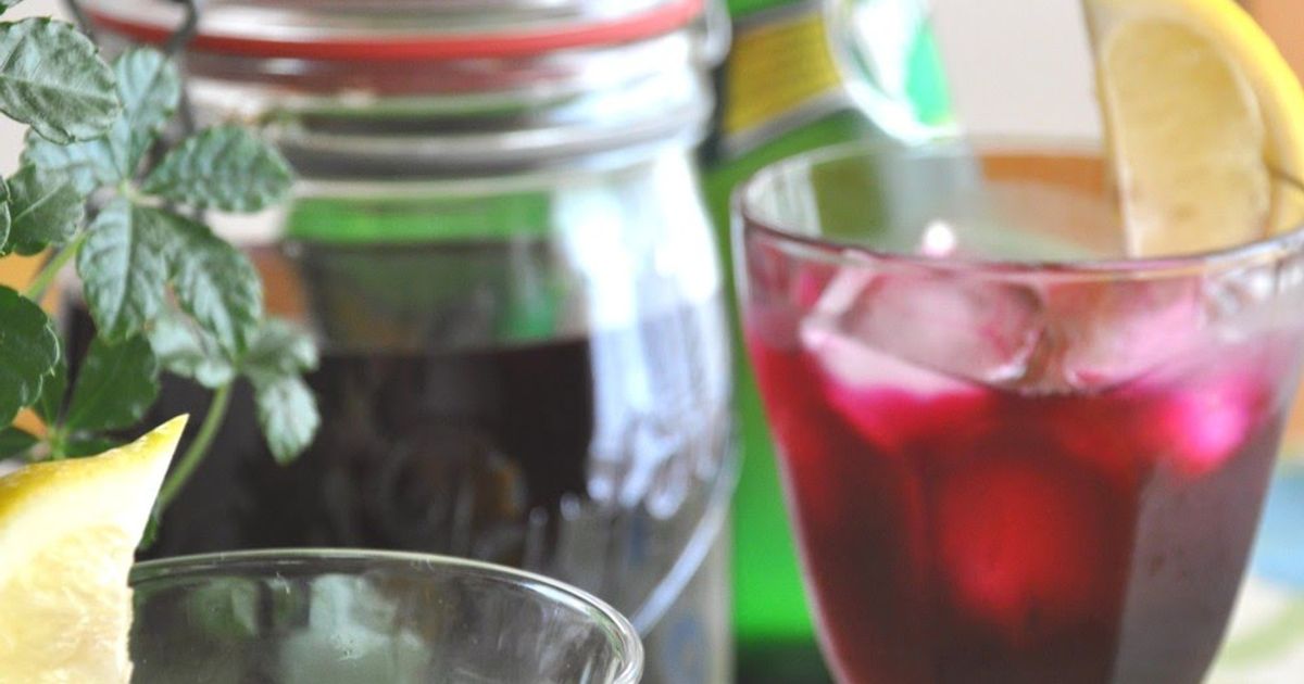 Healthy Red Shiso Leaf Juice Recipe by cookpad.japan