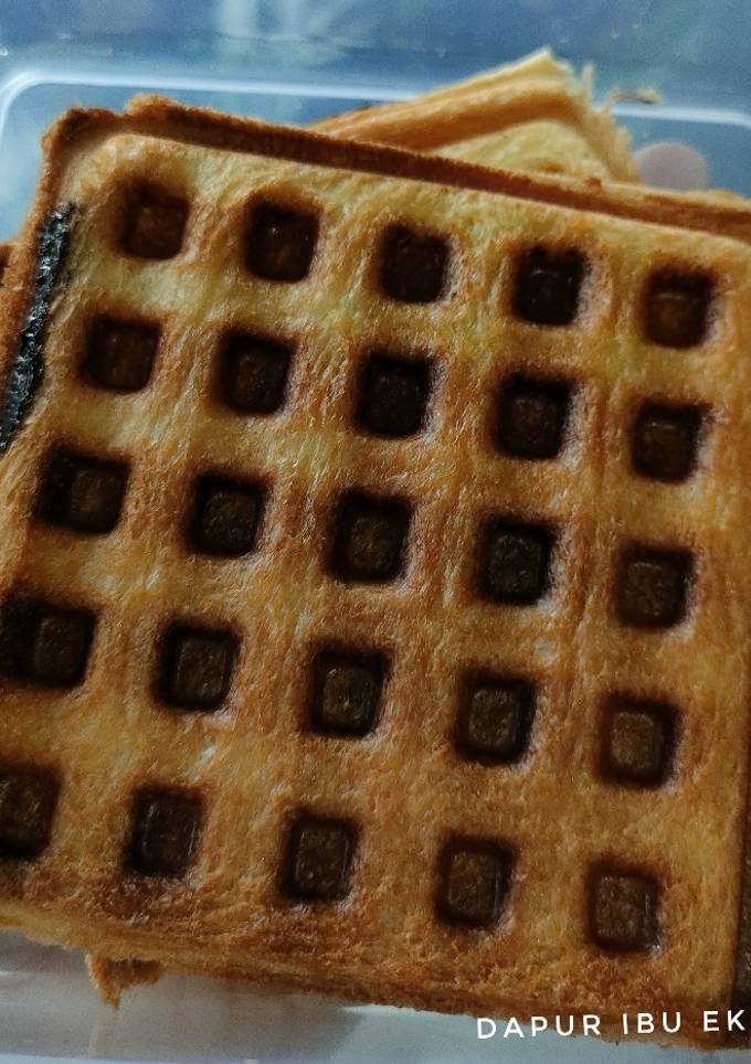 Resep Roffle (Roti Tawar Waffle) oleh Eka Yulianto - Cookpad