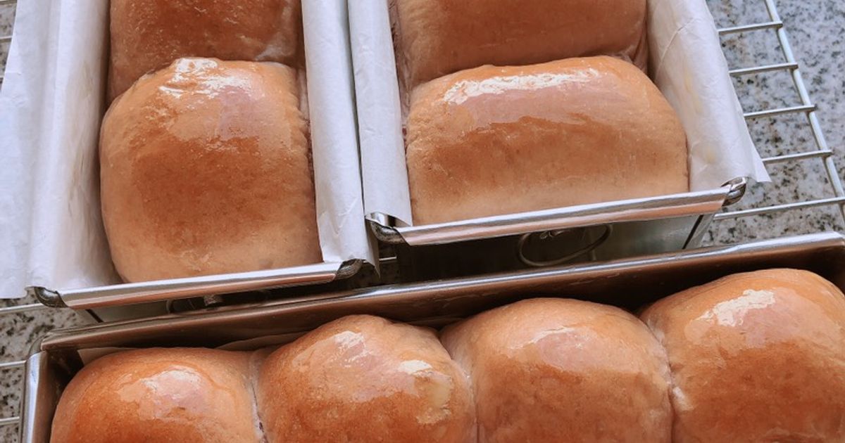 Resep Roti Sobek Ubi Ungu (Taro Milk Bread) oleh brigitta kusuma - Cookpad