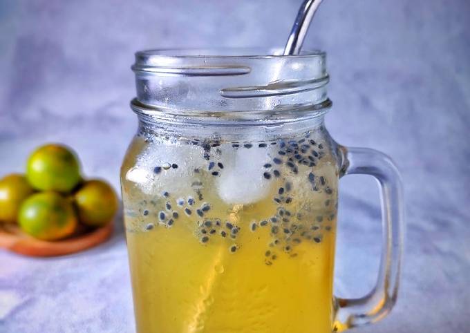 Resep Es Jeruk Selasih Segar oleh Asriwida - Cookpad
