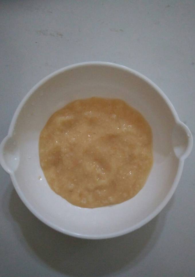 Resep Pure berasputih, wortel, tempe, kembang kol (mpasi 6 bulan) oleh ...