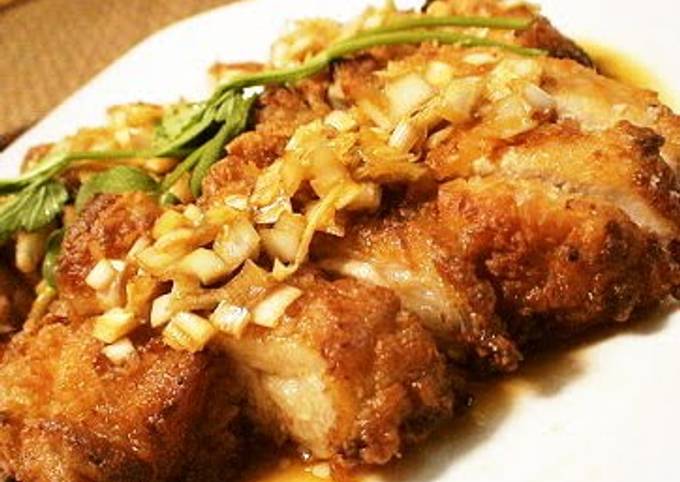 Tender & Juicy Yu Lin Chi (Chinese Deep-fried Chicken) Recipe by ...
