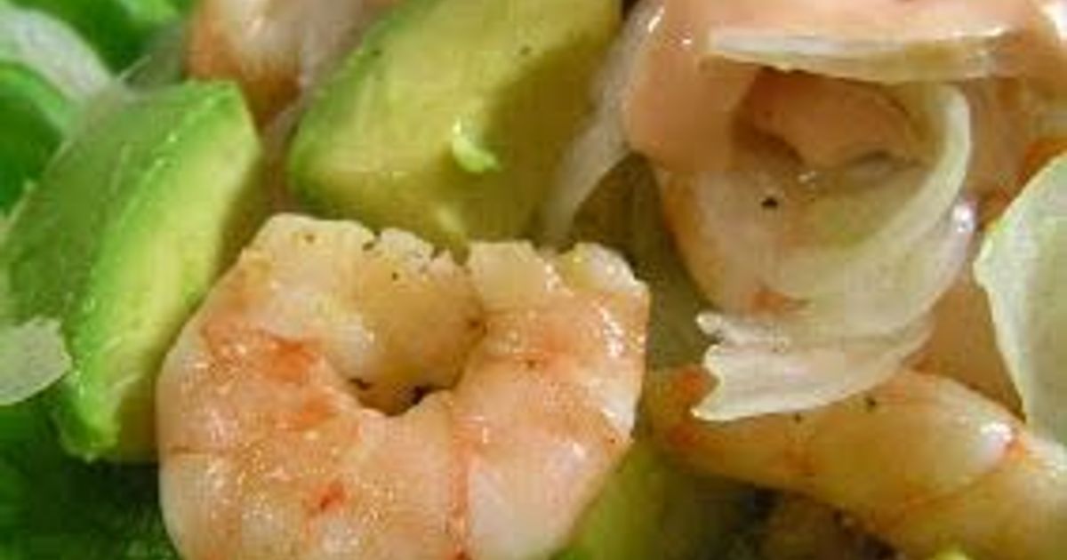Shrimp And Avocado Salad With The Best Ever Aurora Sauce Recipe By ...
