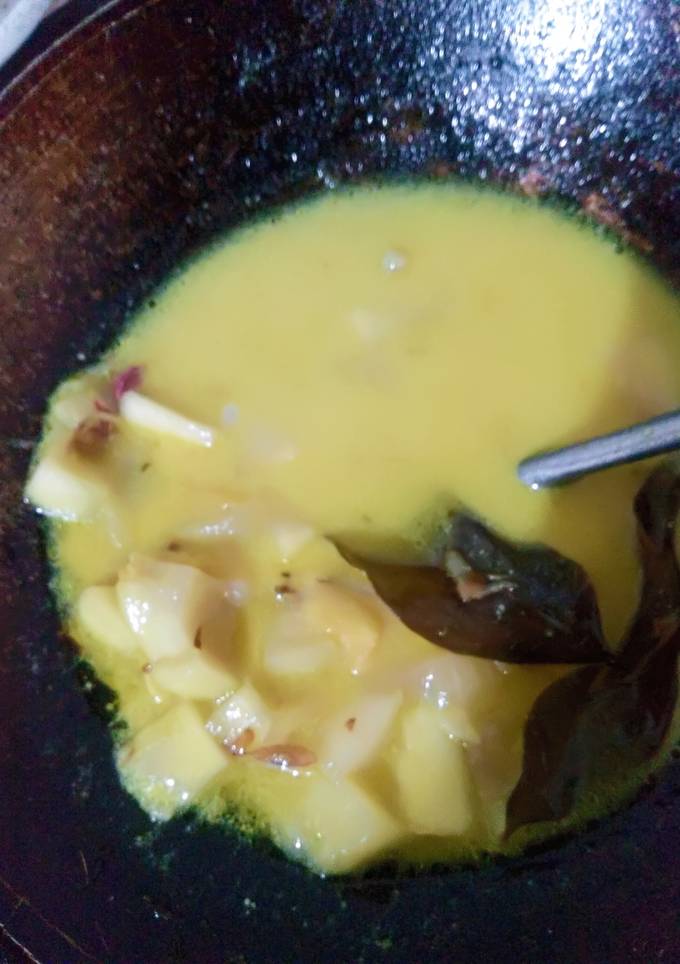 Resep Sayur labu putih kuah santan oleh lintang99 - Cookpad