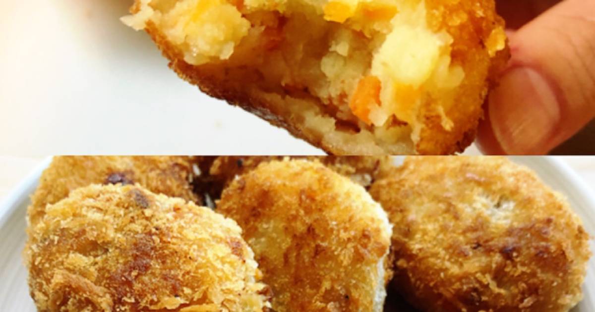 Deep Fried Mashed Potatokorokke Recipe By Atsumi Cook Cookpad