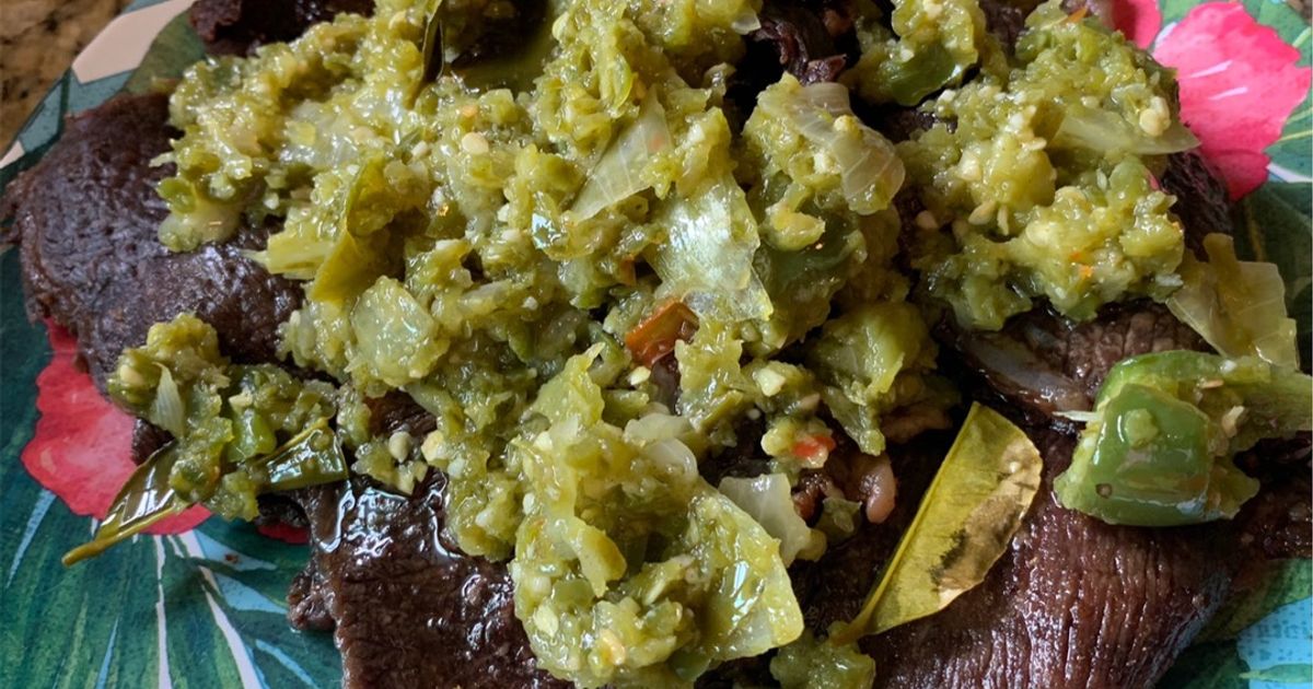 Resep Dendeng Sapi Sambal Ijo oleh Dina’s Kitchen - Cookpad