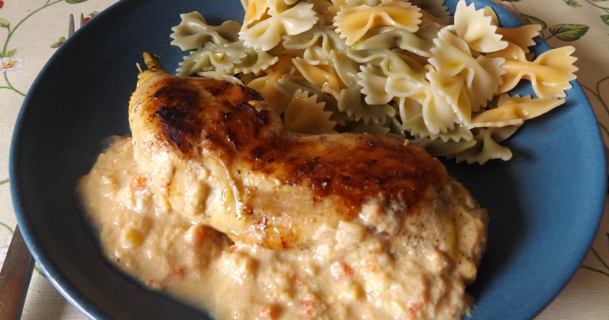 Pollo Al Jerez Con Salsa De Caqui Receta de Cuqui Bastida- Cookpad