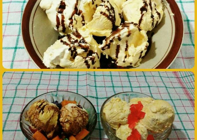Resep Ice Cream Labu Kuning oleh yoche widya - Cookpad