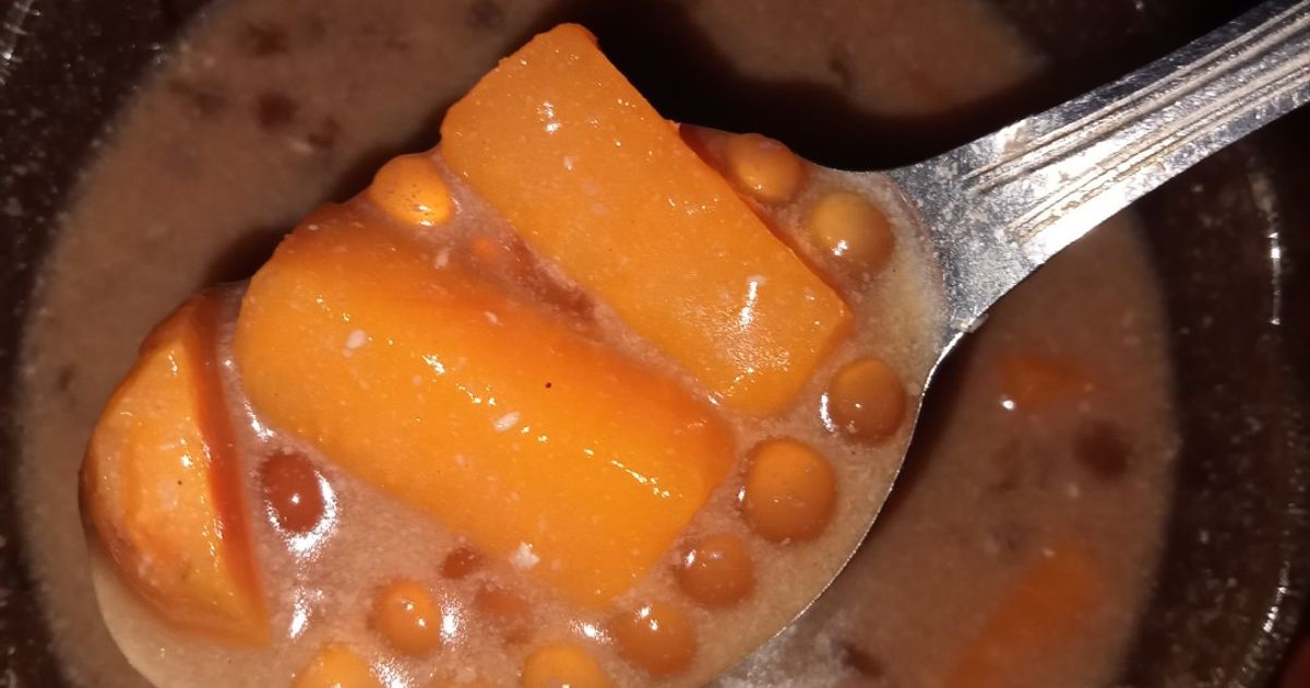 Resep Kolak Ubi Kuning + Mutiara oleh Dini Andrii - Cookpad