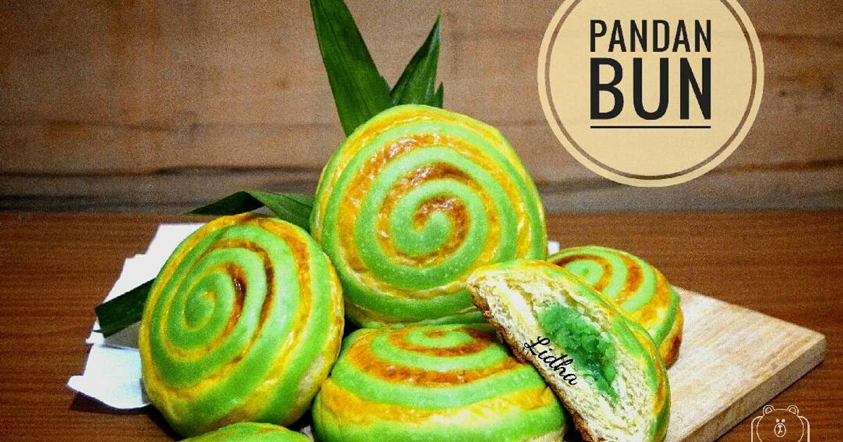 Resep Pandan Bun oleh Lidha - Cookpad