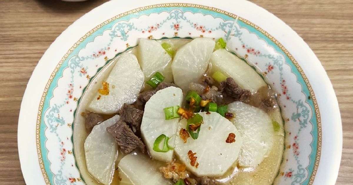 Resep Kuah / Sop Lobak Sapi Simple oleh Nadia Santoso - Cookpad