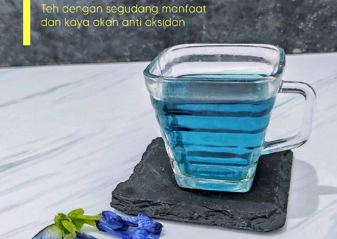 Resep Teh Bunga Telang oleh Rachma Nita - Cookpad