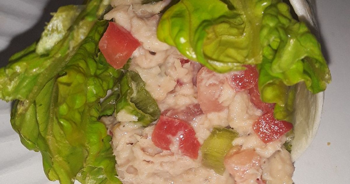 Swiss Garlic N Herb Tuna Wrap Recipe By Cj Davis