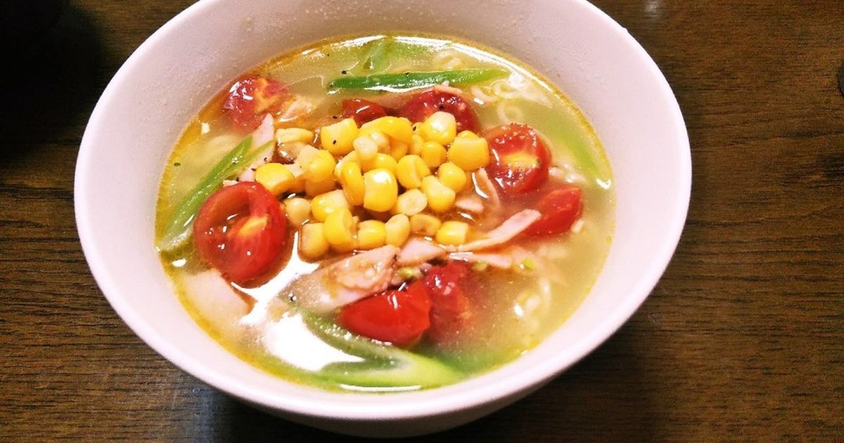 Easy Italian Style Tomato Shio Ramen Recipe By クリーピングタイム☆