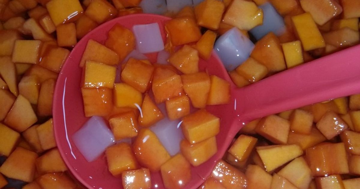 Resep Es Pepaya Nata De Coco oleh mila karmila - Cookpad